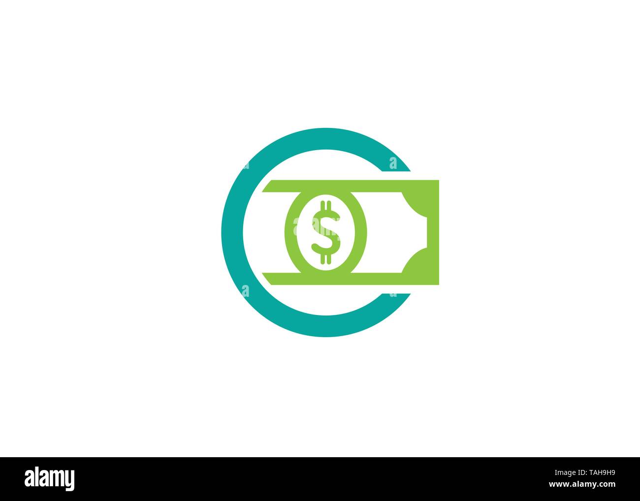 Creative Circle Dollar Logo Stock Vector Image & Art - Alamy