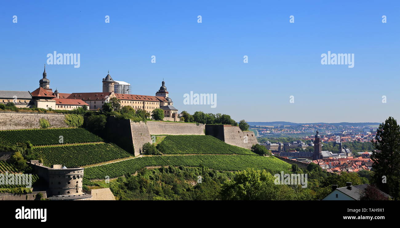 Festung Marienberg Würzburg is a city in Bavaria, Germany, Europe Stock ...