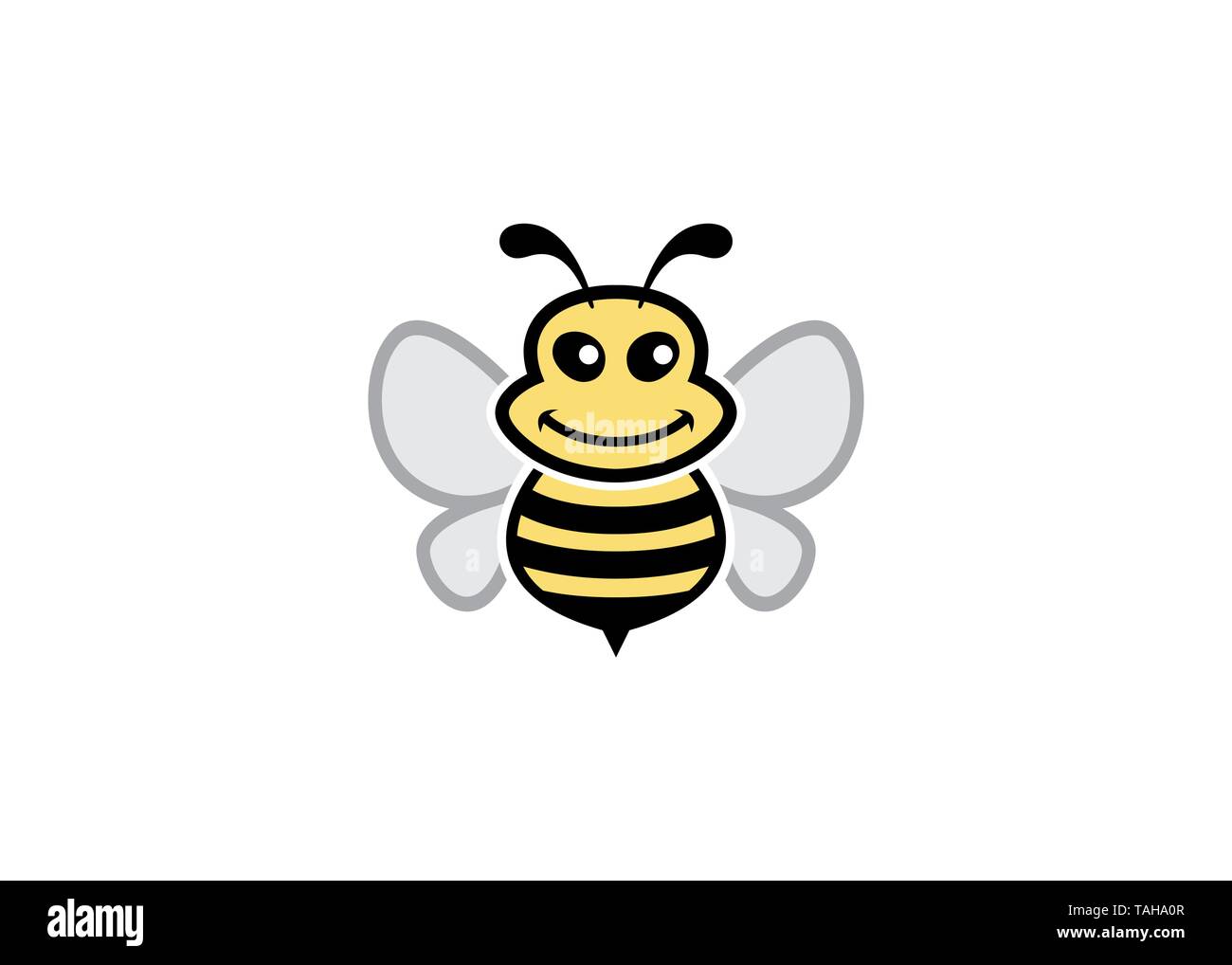 Creative Bumble Bee Logo Stock Vector Image & Art - Alamy