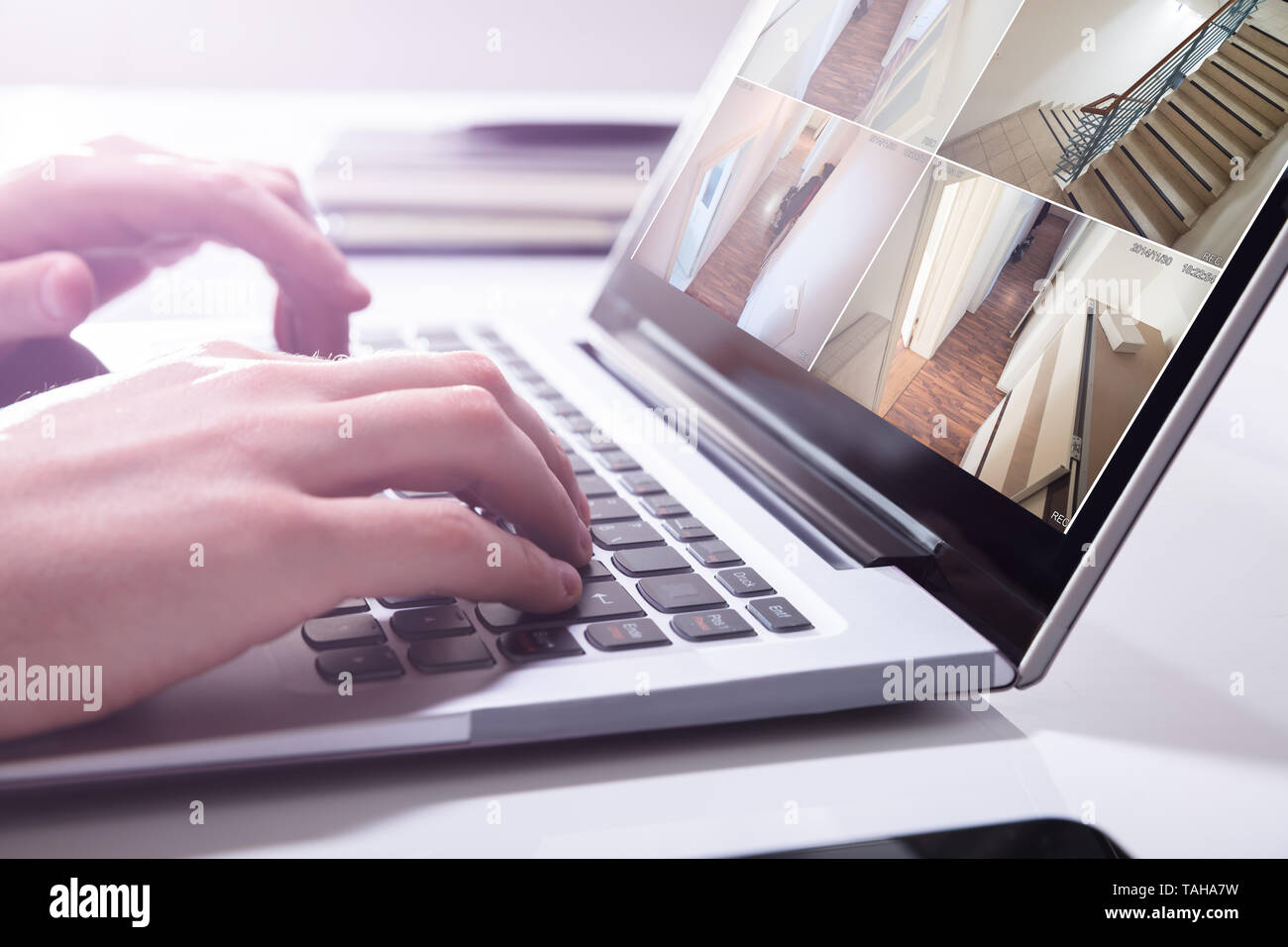 Surveillance camera inside home hi-res stock photography and images - Alamy