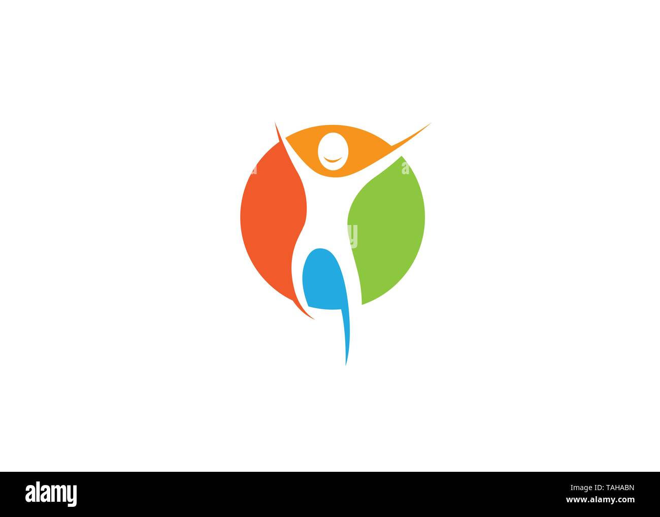 Creative Abstract Body Logo Vector Design Icon Symbol Illustration ...