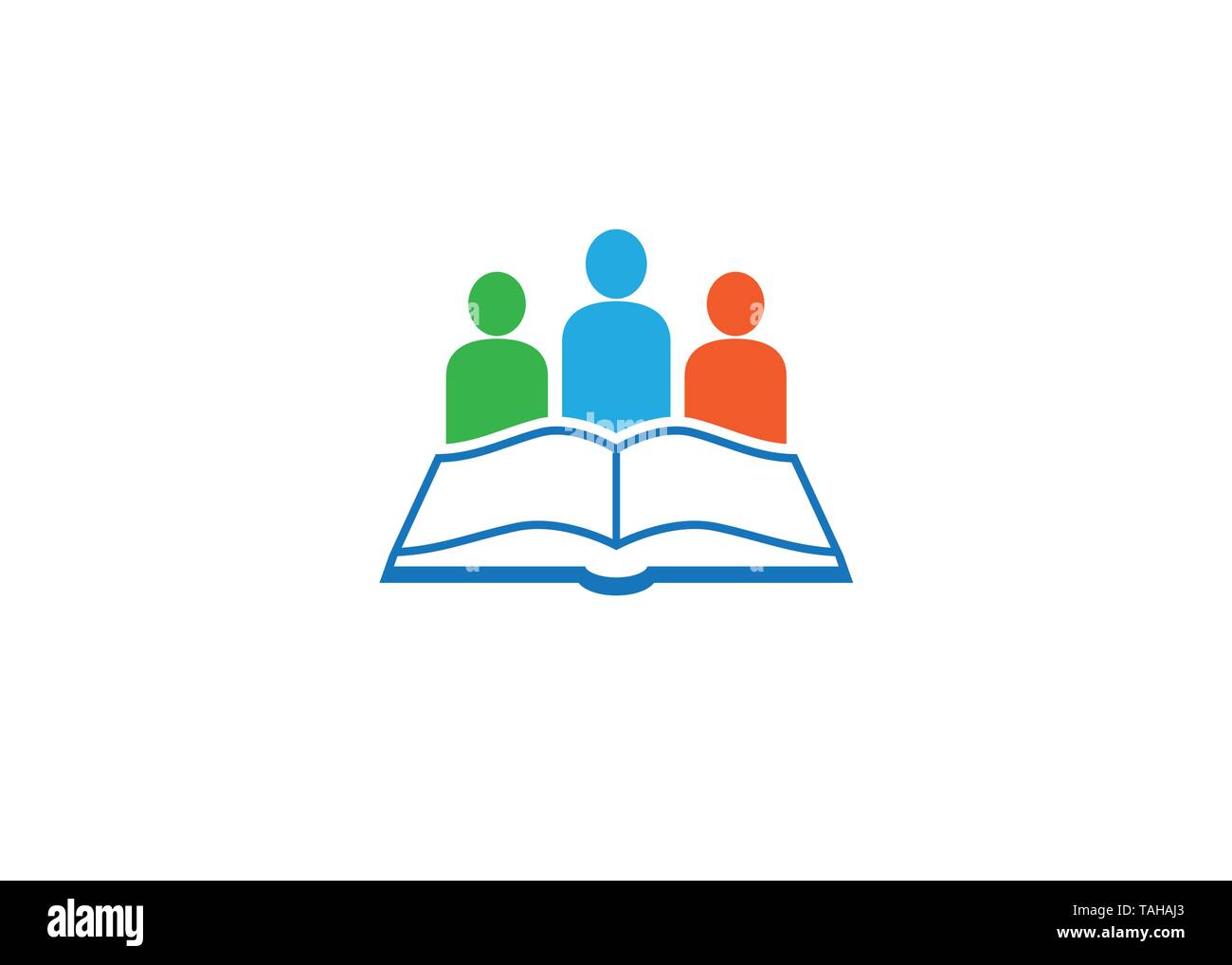 Creative Three People Logo Vector Design Icon Symbol Illustration Stock ...