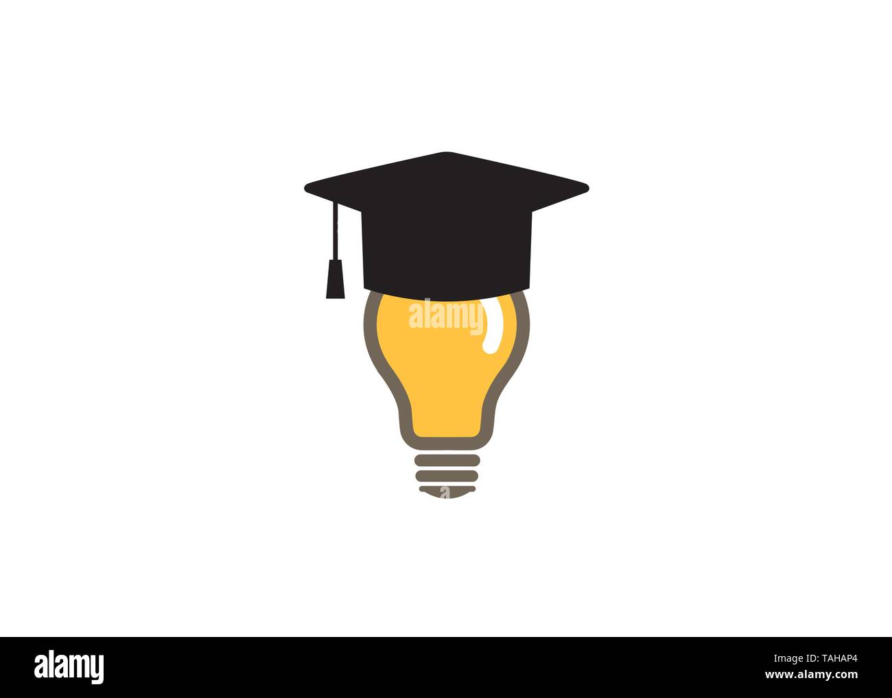 Creative Book Lamp Logo Vector Design Icon Symbol Illustration Stock ...