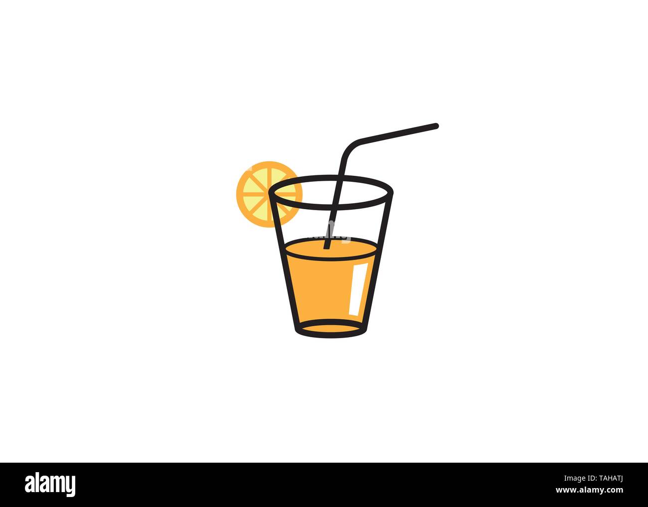 Creative Juice Logo Vector Design Icon Symbol Illustration Stock Vector ...