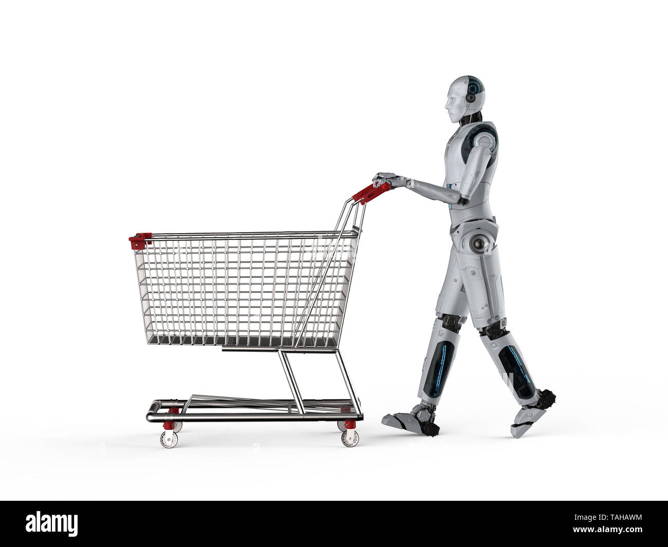 Robot shopping cart High Resolution Stock Photography and Images - Alamy