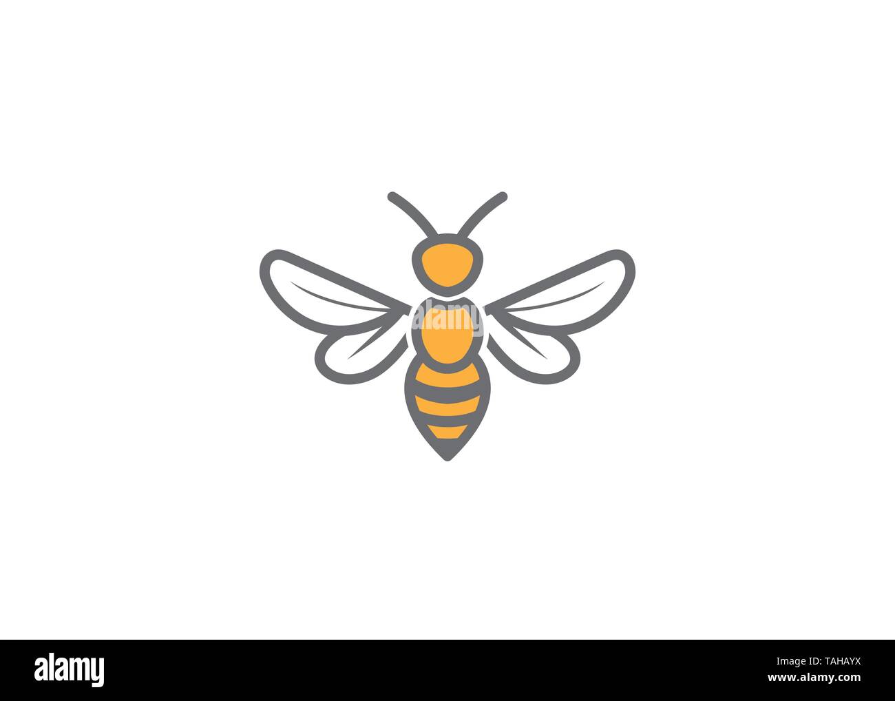 Creative Bumble Bee Logo Stock Vector Image & Art - Alamy
