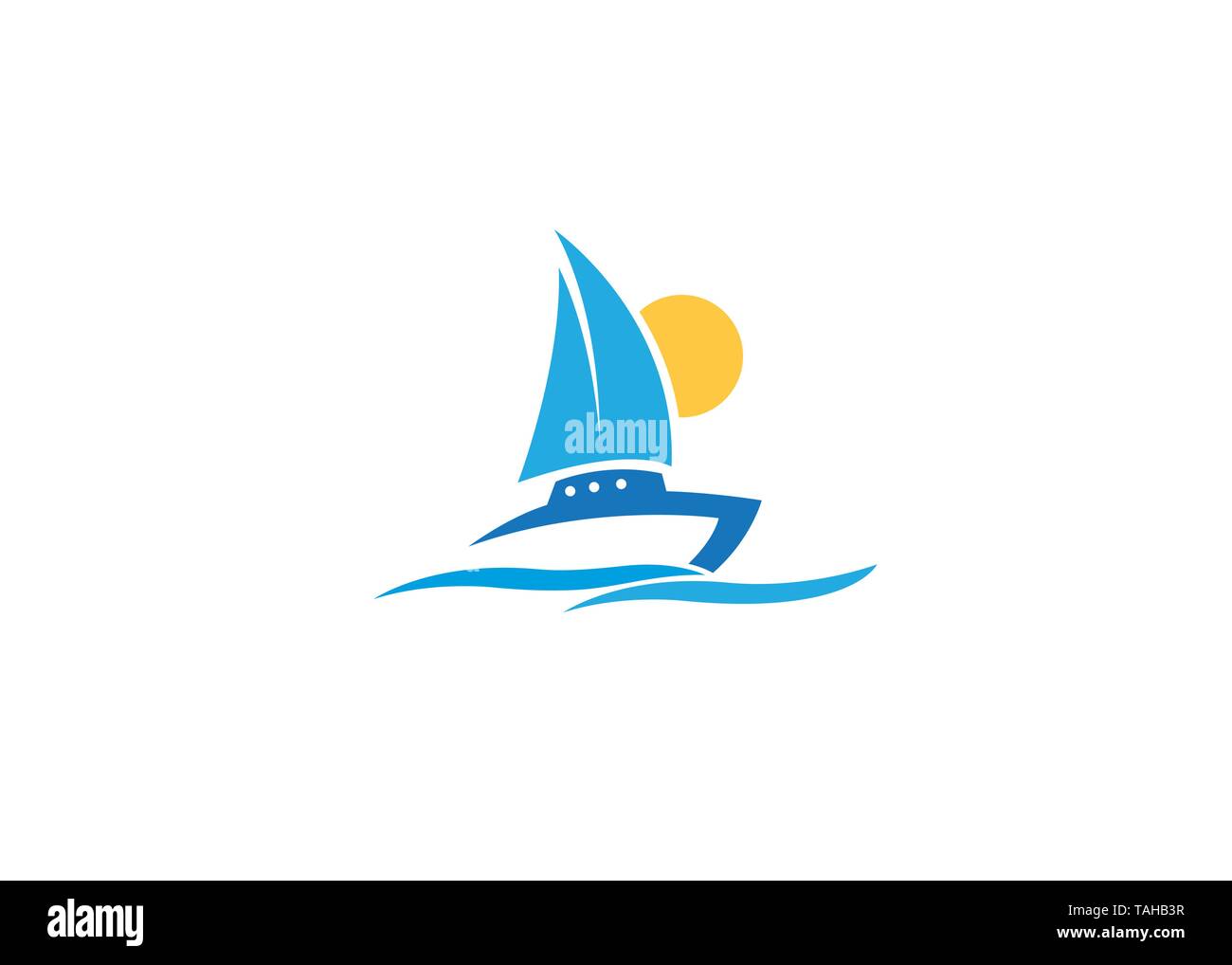 Creative Boat Wave Logo Stock Vector Image & Art - Alamy