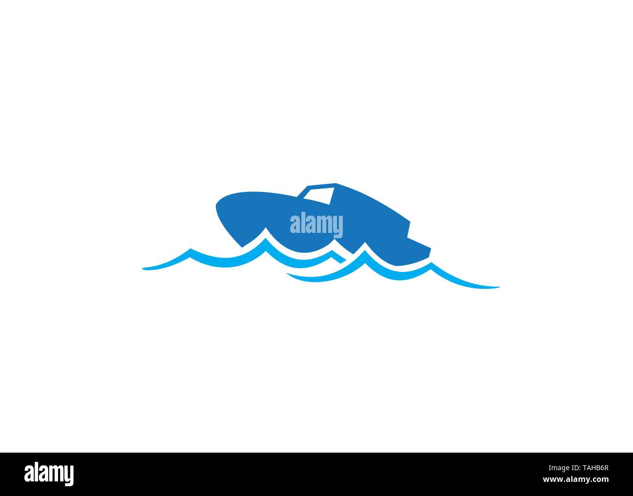 Boat splash Stock Vector Images - Alamy