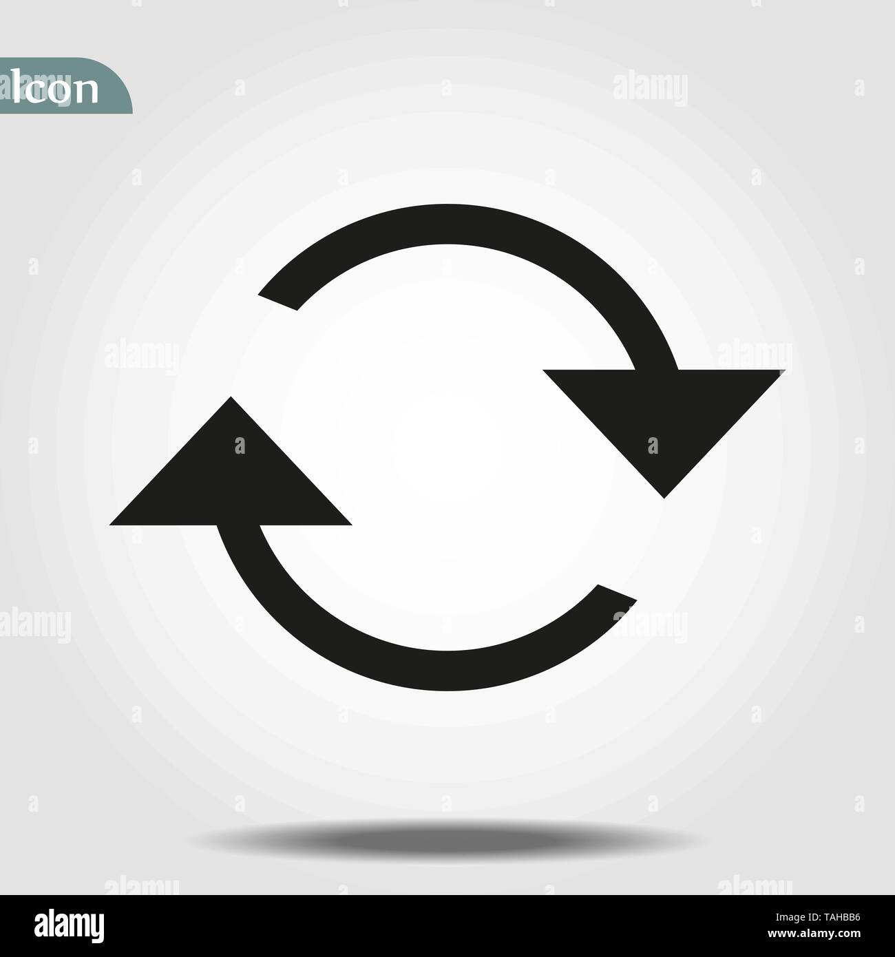 change Glyph icon. Simple sign illustration. change symbol design. Can ...