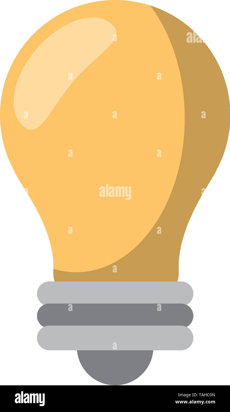 Bulb light symbol isolated vector illustration Stock Vector Image & Art ...