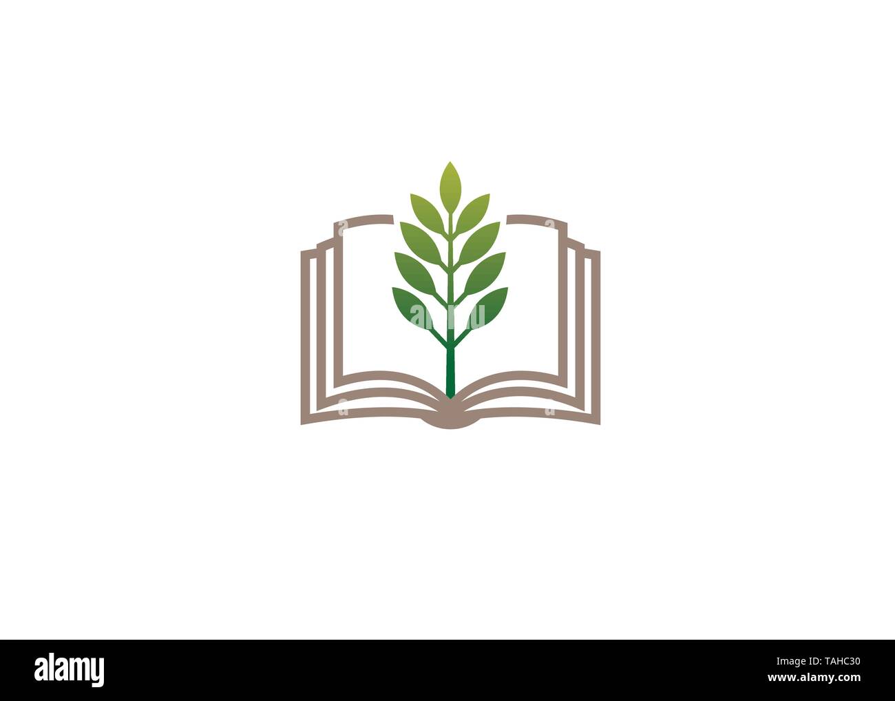 Green plant logo Stock Vector Images - Alamy