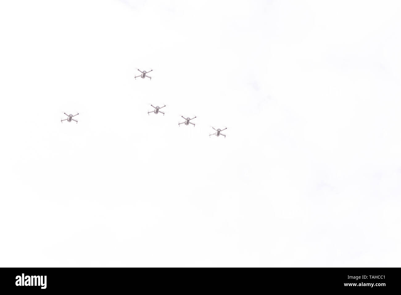 Small aircraft in sky Cut Out Stock Images & Pictures - Alamy