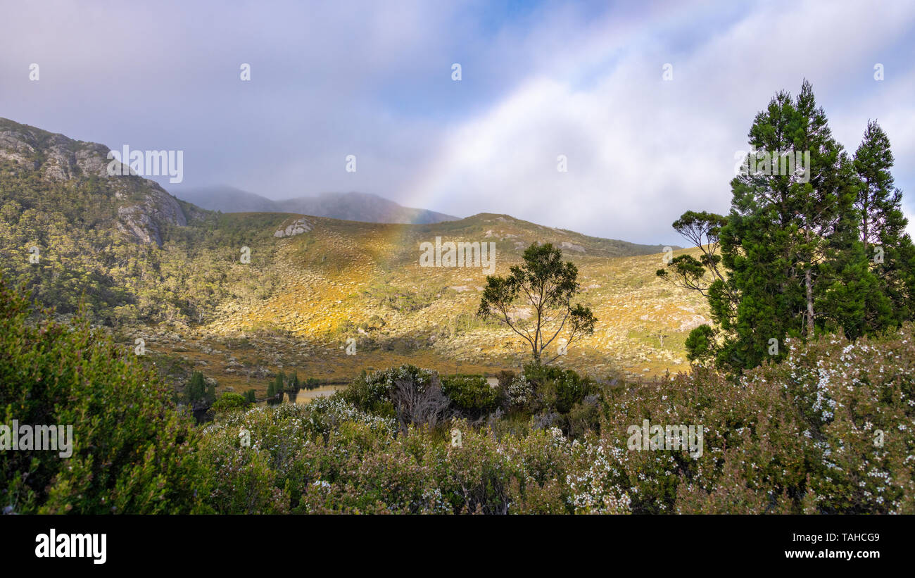 Landscape view cradle mountain hi-res stock photography and images - Alamy