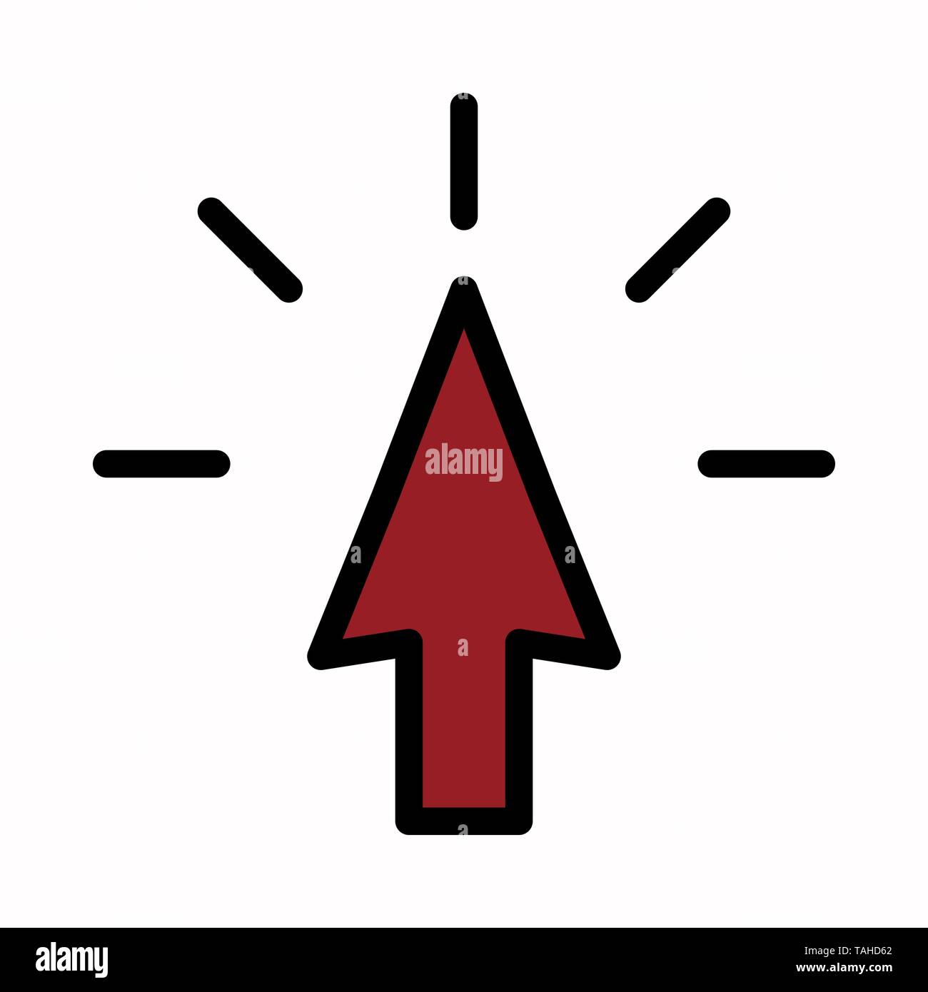 Click icon vector logo symbol or illustration Stock Vector Image & Art ...