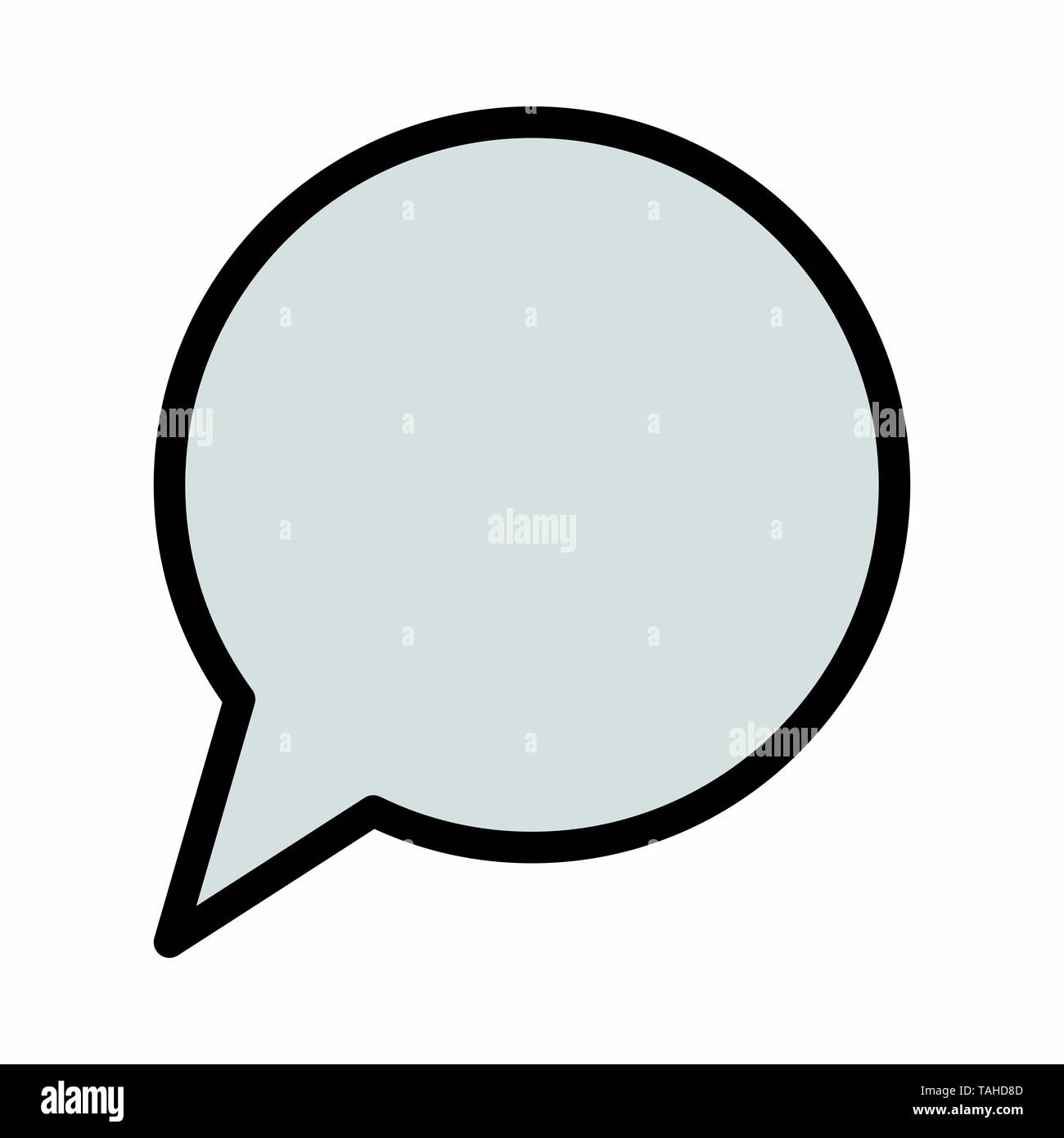 Bubble chat icon Stock Vector Images - Alamy