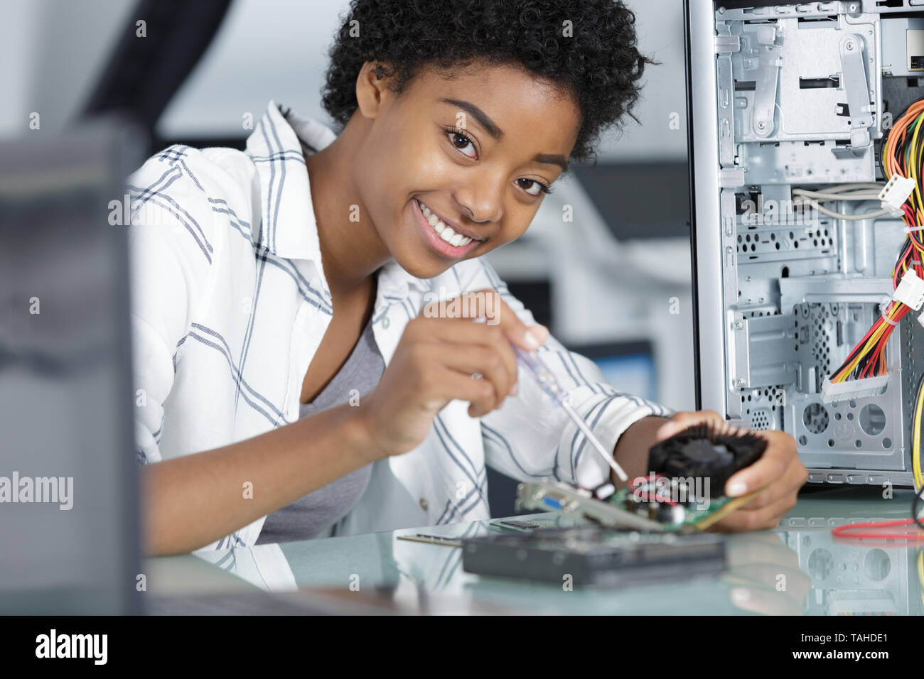 Female connectors hi-res stock photography and images - Alamy