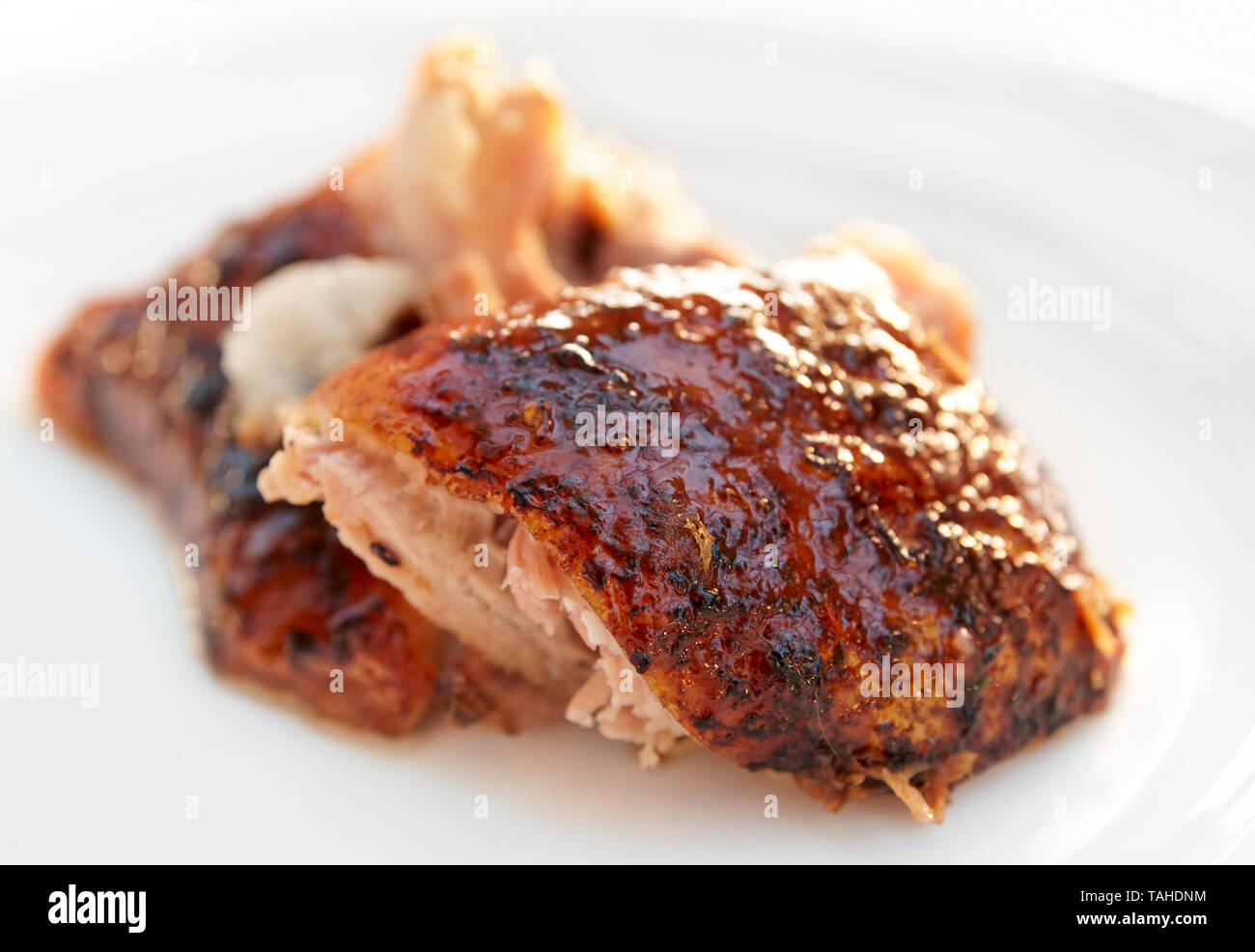 Plate two pieces pork hi-res stock photography and images - Alamy