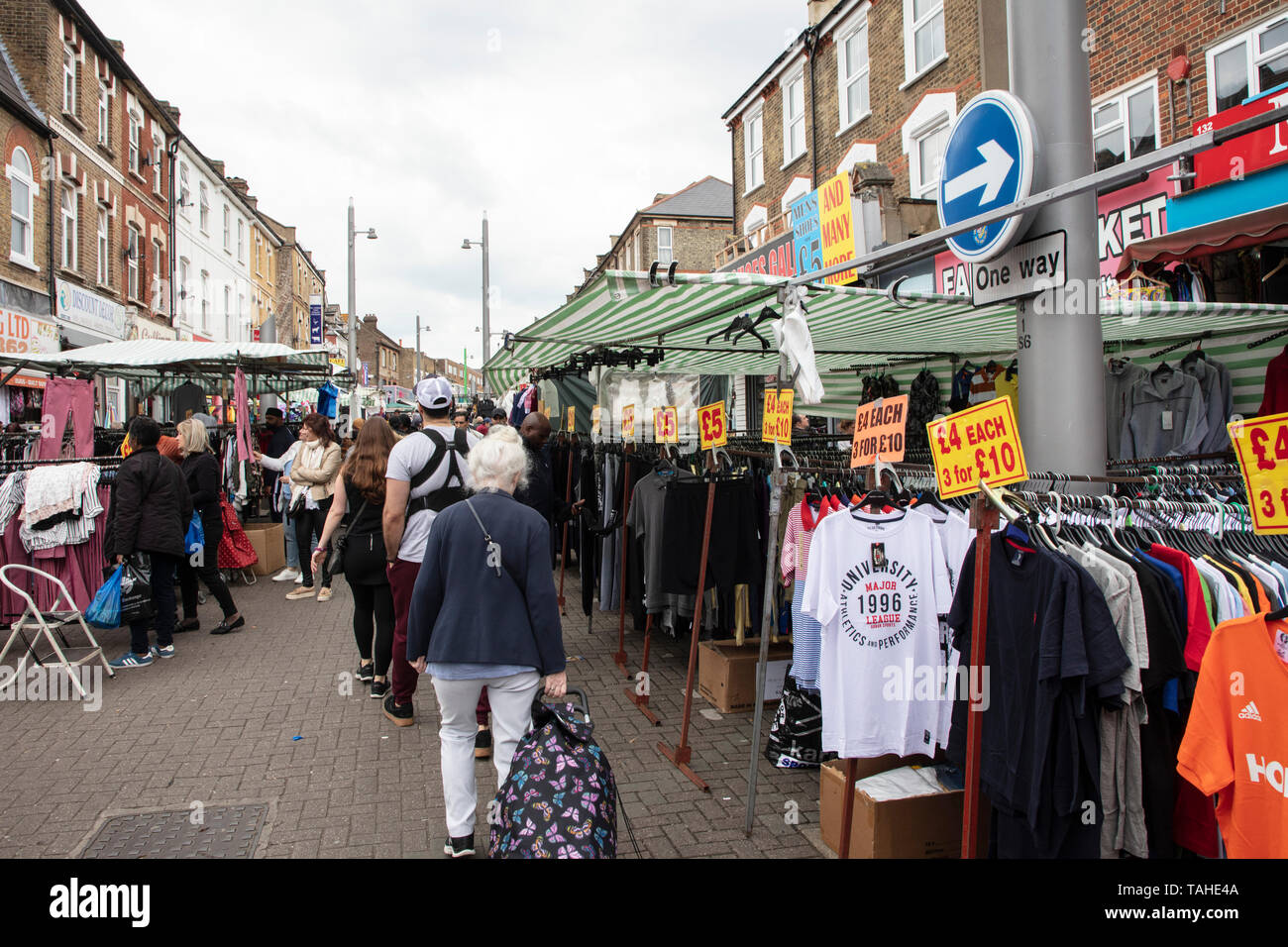 Walthamstow Street Market East London Stock Photo - Alamy