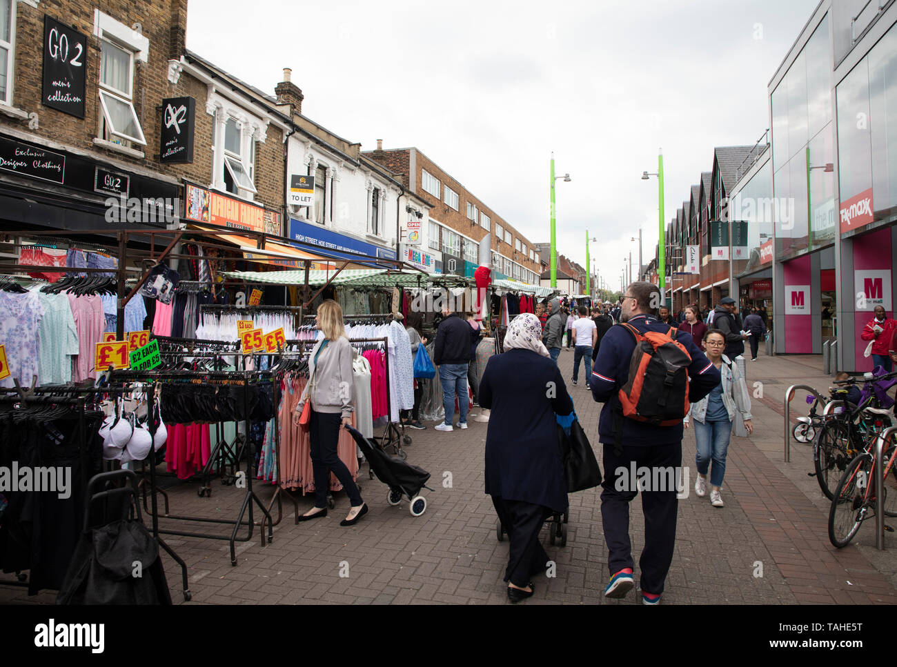 Walthamstow Street Market East London Stock Photo - Alamy