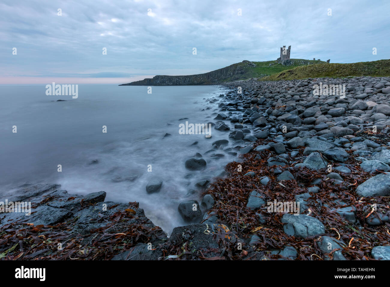 Dunstanburgh Castle, Craster, Northumberland, England, UK, Europe Stock ...