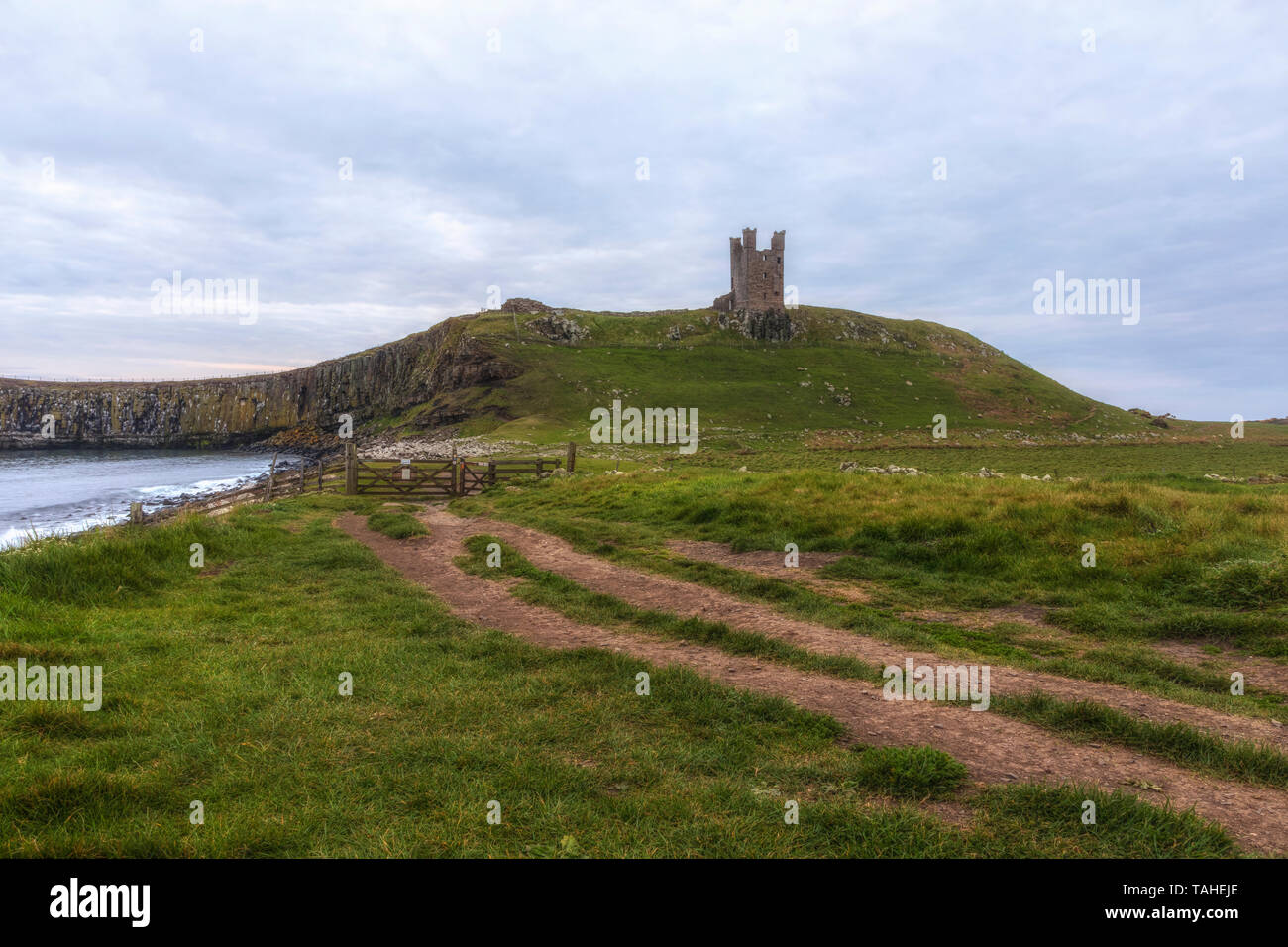Dunstanburgh Castle, Craster, Northumberland, England, UK, Europe Stock ...