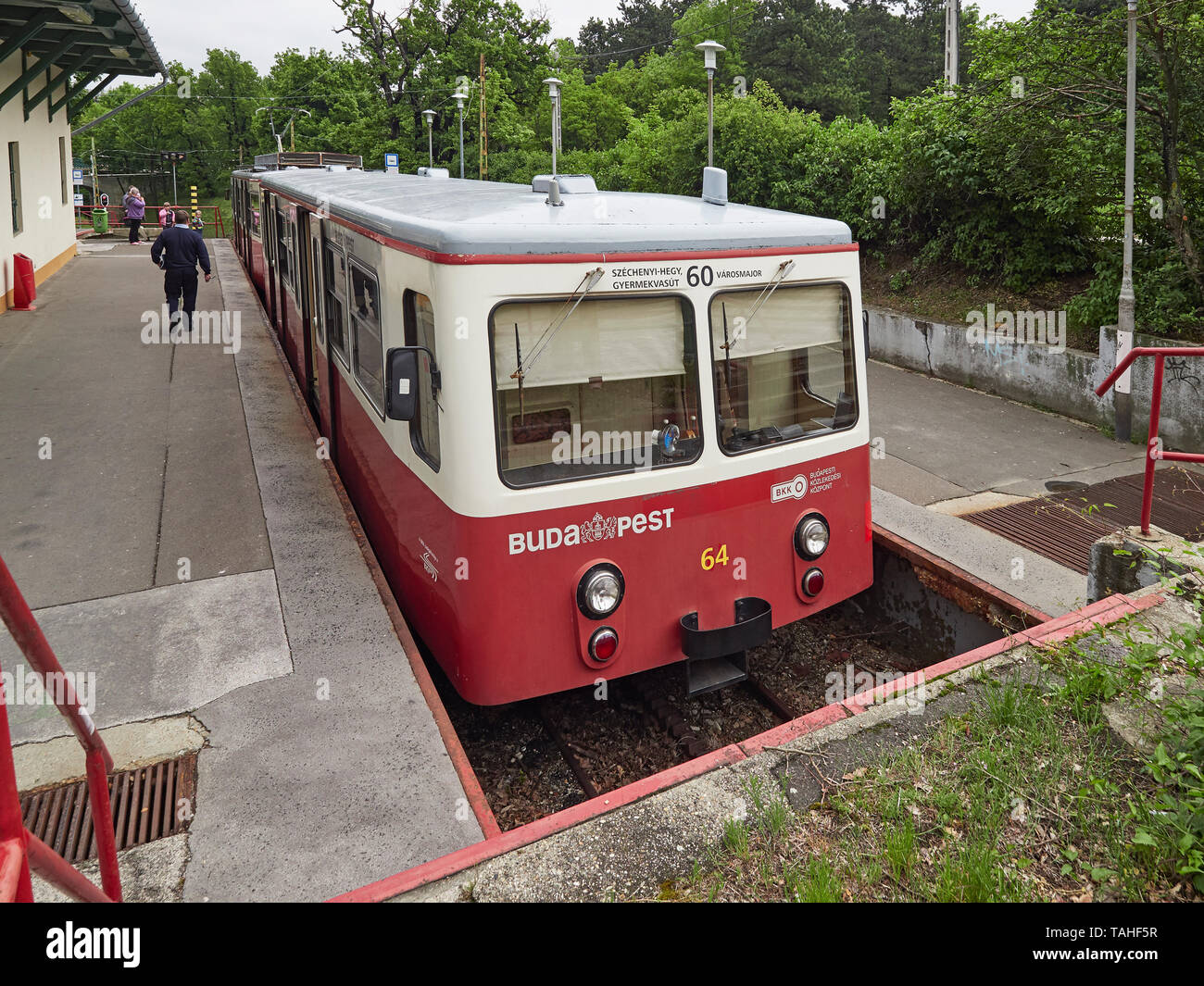 Budapest Cogwheel railway run by BKV from From Városmajor to the ...