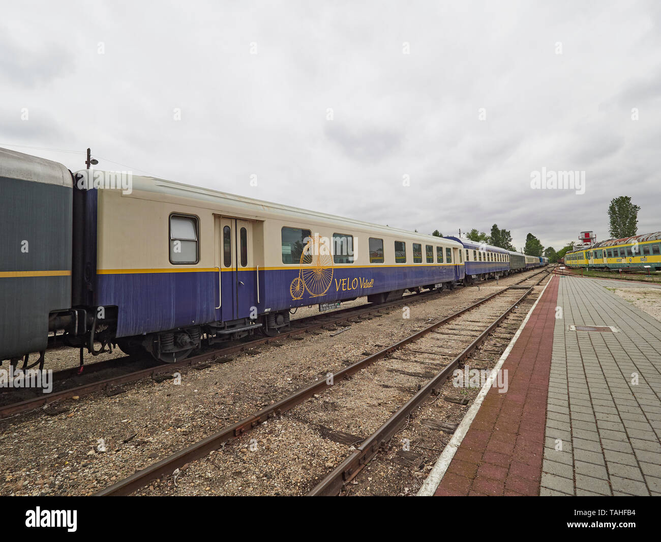 Budapest The Magyar Vasúttörténeti Park Hungarian Railway History Park ...