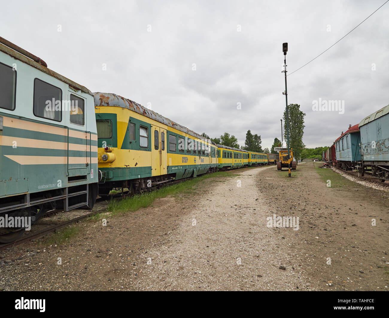 Budapest The Magyar Vasúttörténeti Park Hungarian Railway History Park ...