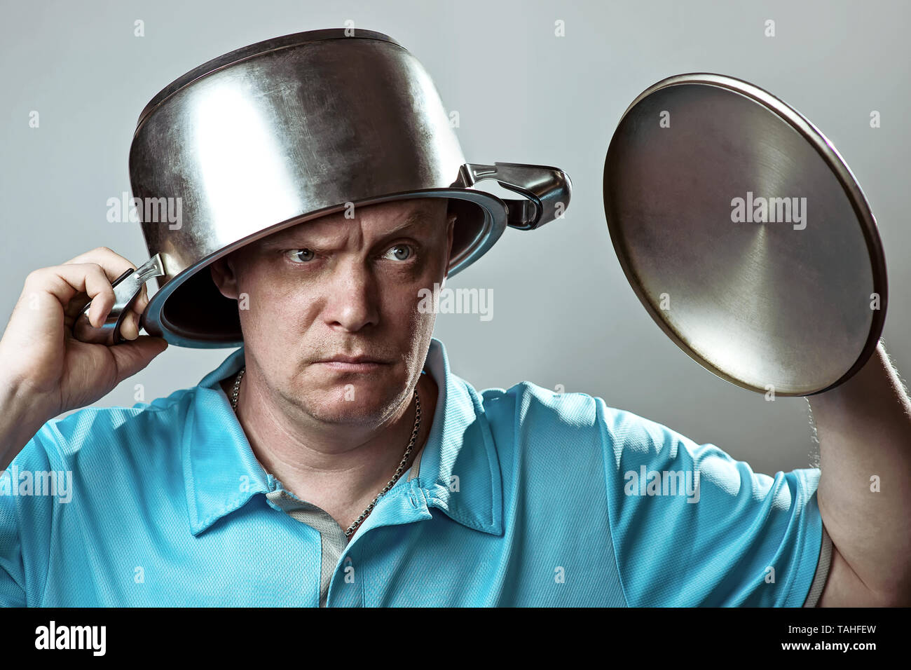 Bald chef head hi-res stock photography and images - Alamy