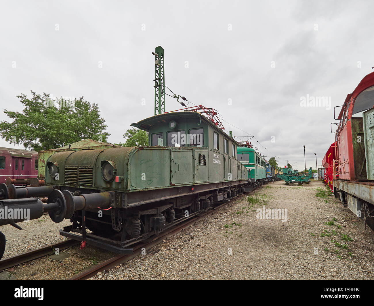 Budapest The Magyar Vasúttörténeti Park Hungarian Railway History Park ...