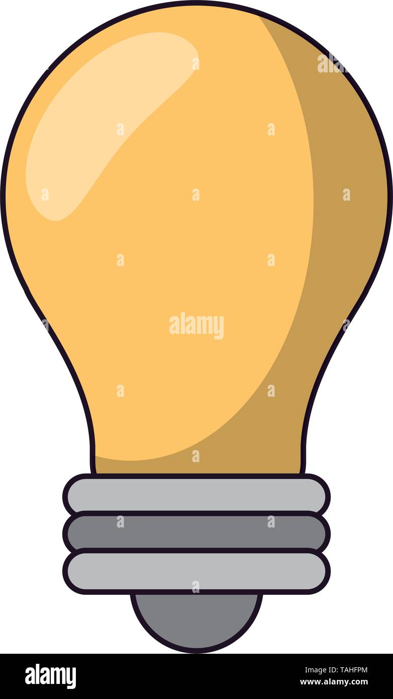 Bulb light symbol isolated vector illustration Stock Vector Image & Art ...