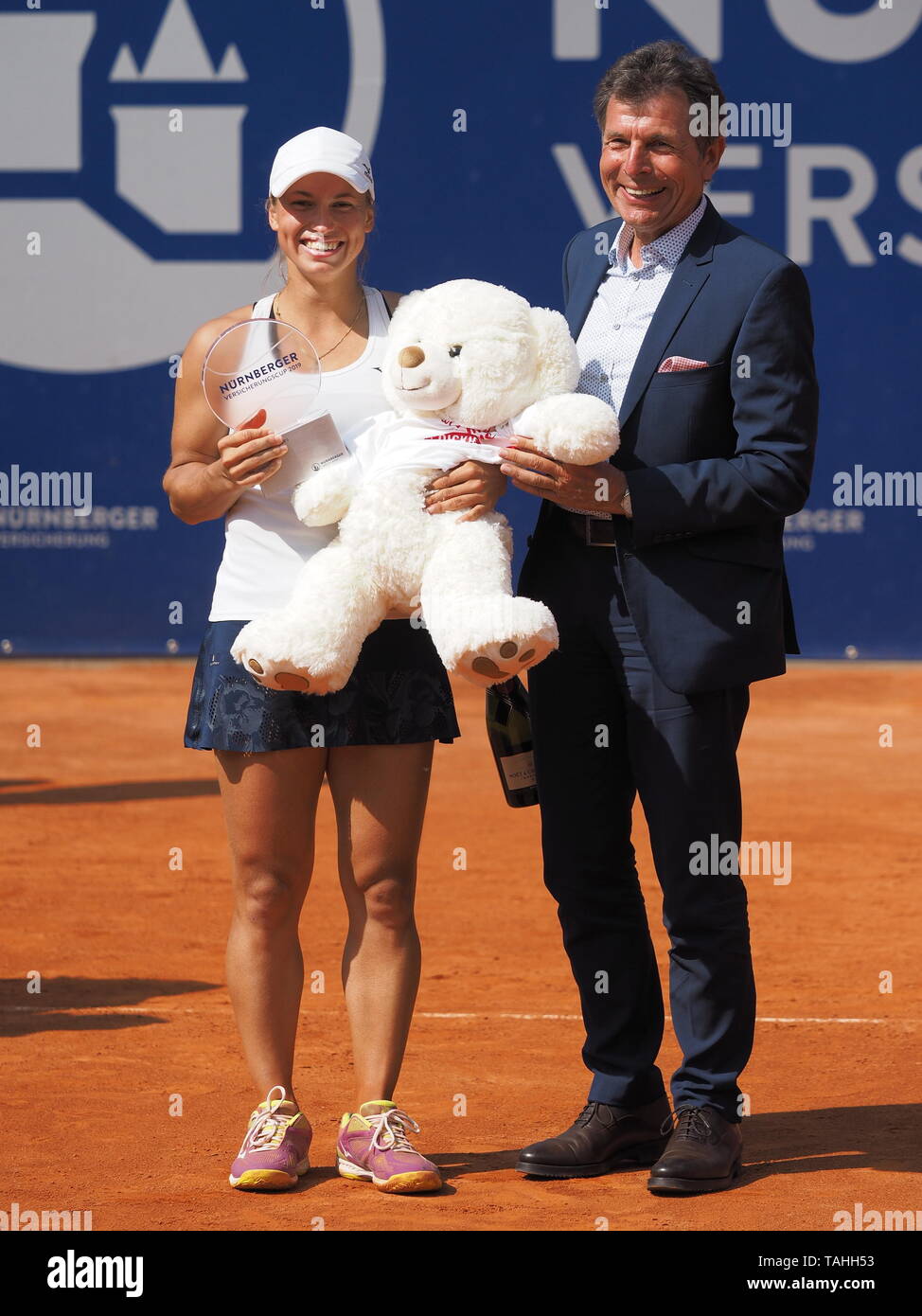 Nuremberg, Germany - May 25, 2019: Kazach tennis player Yulia ...