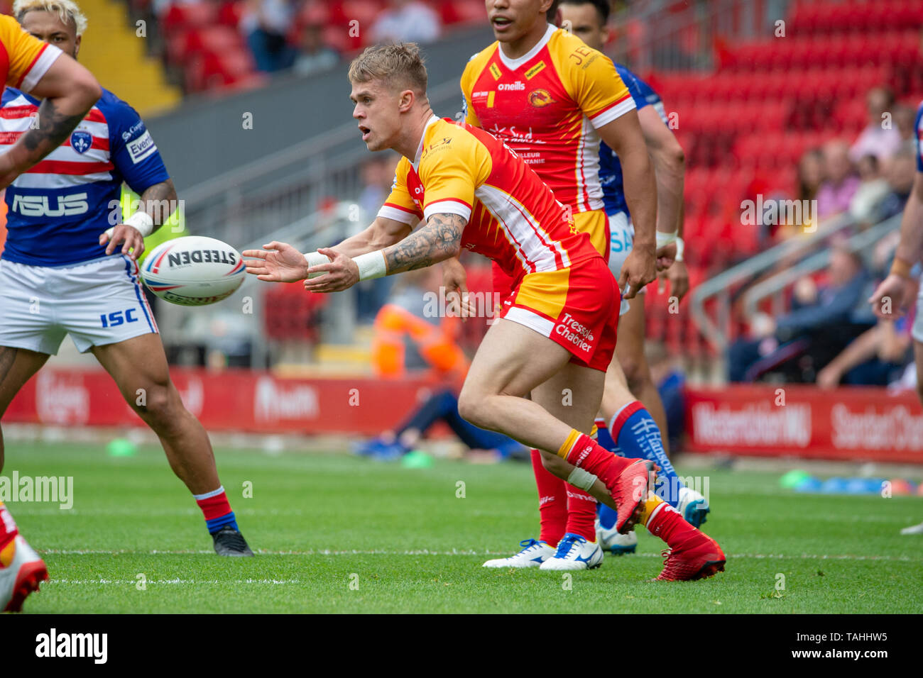 Magic Weekend, Wakefield Trinity V Catalans Dragons Stock Photo - Alamy