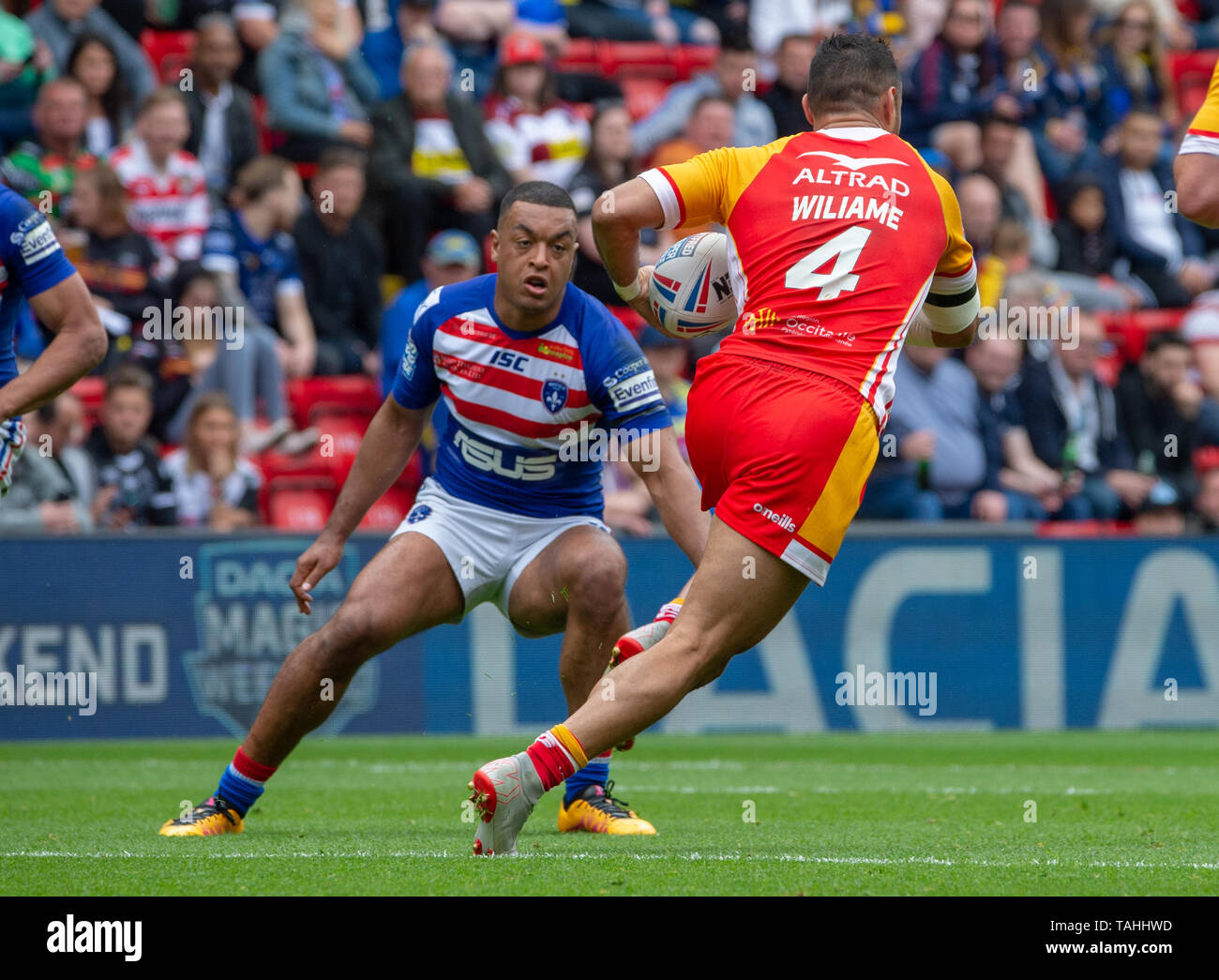 Magic Weekend, Wakefield Trinity V Catalans Dragons Stock Photo - Alamy