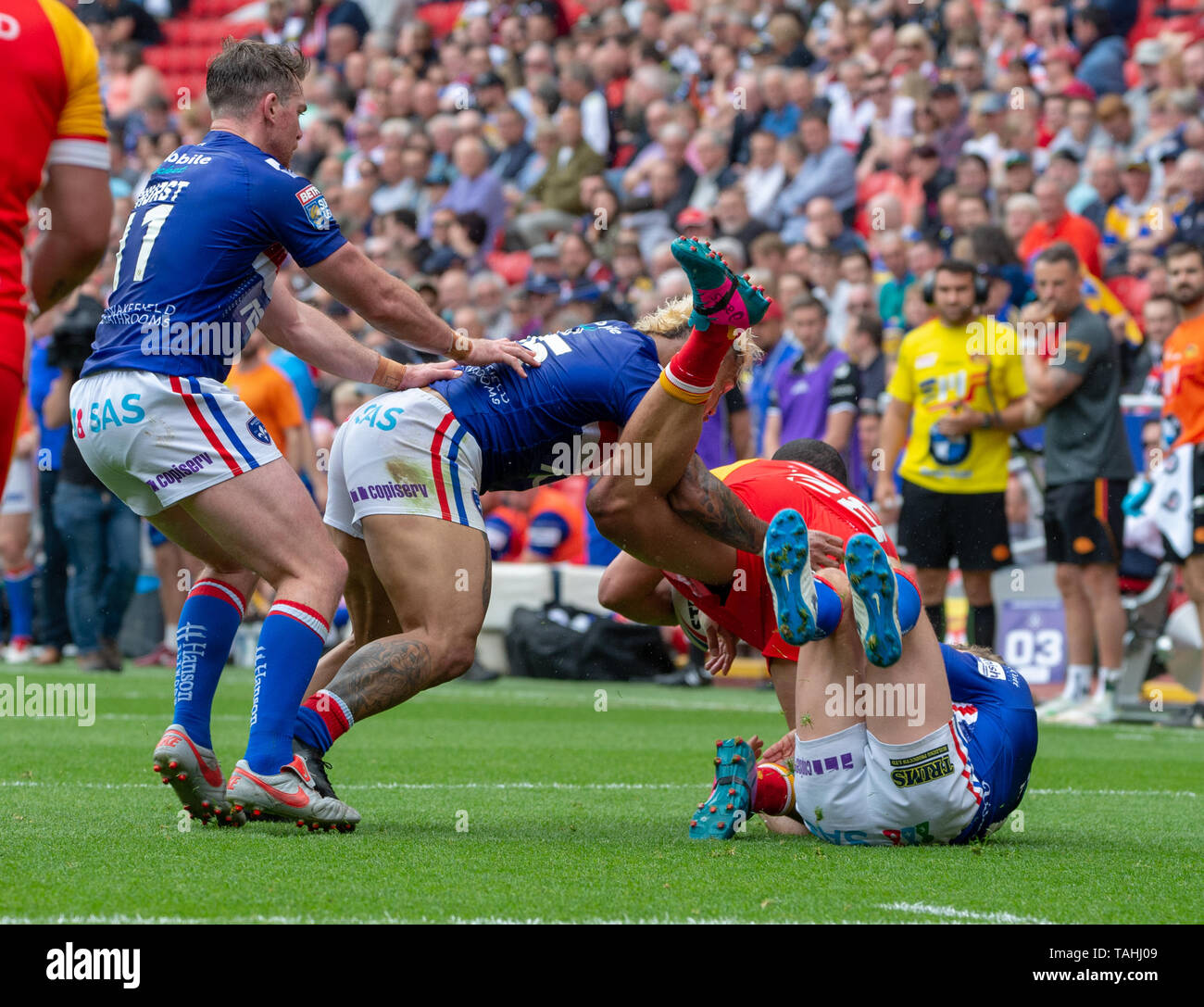 Magic Weekend, Wakefield Trinity V Catalans Dragons Stock Photo - Alamy