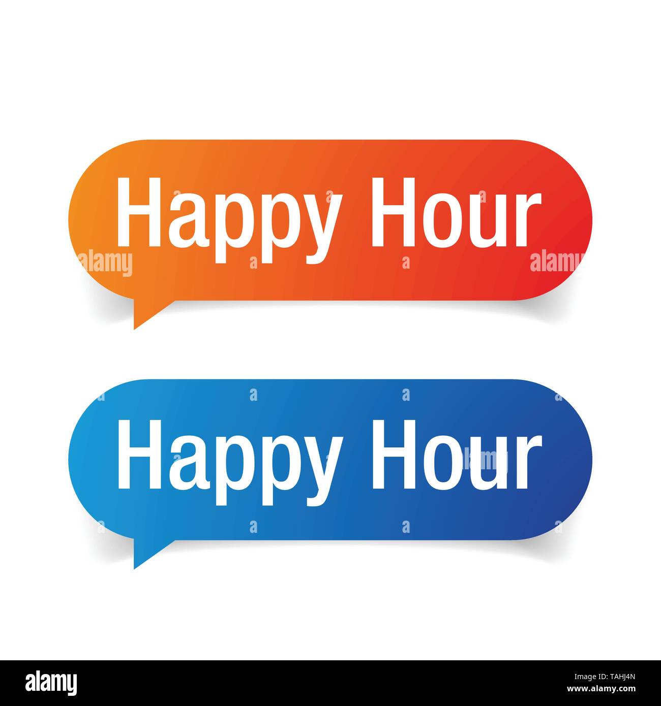Neon happy hour Stock Vector Images - Alamy
