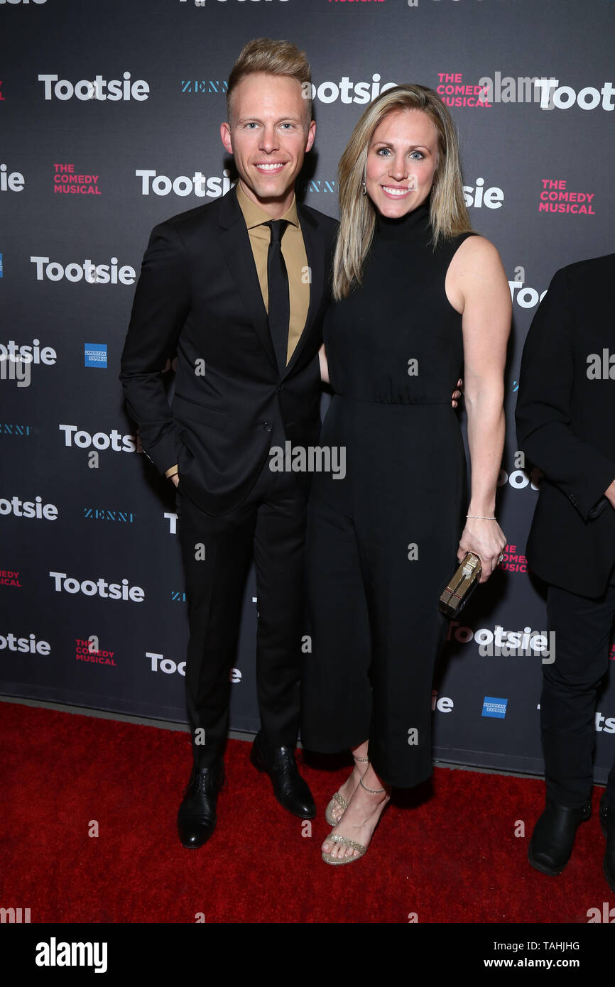 Opening night for 'Tootsie' at the Marquis Theatre - Arrivals ...