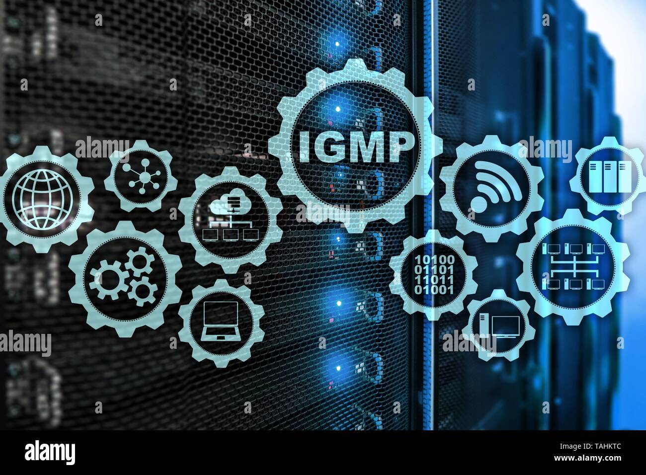 IGMP. Internet Group Management Protocol concept. Communications ...