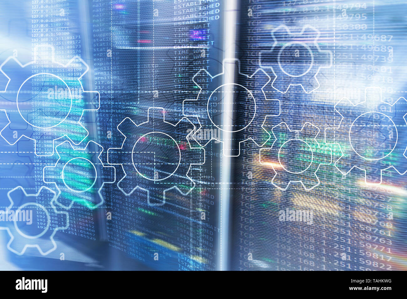 Gears mechanism, digital transformation, data integration and digital ...