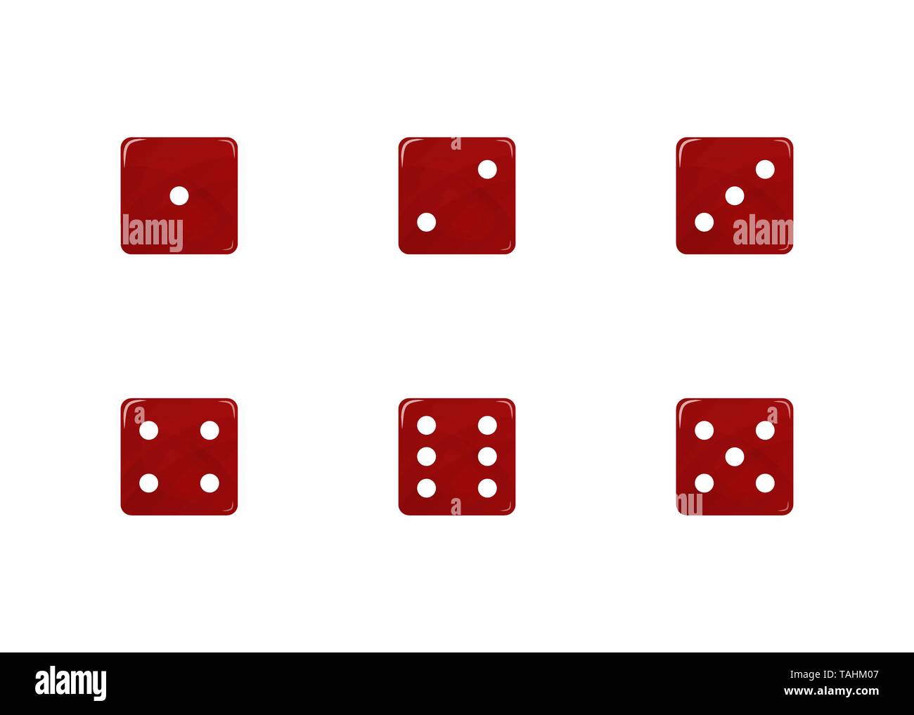 Three dice roll Stock Vector Images - Alamy