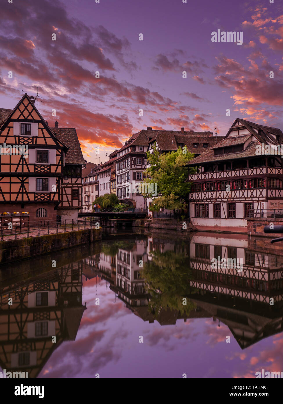 Petite France area in Strasbourg Alsace Stock Photo - Alamy