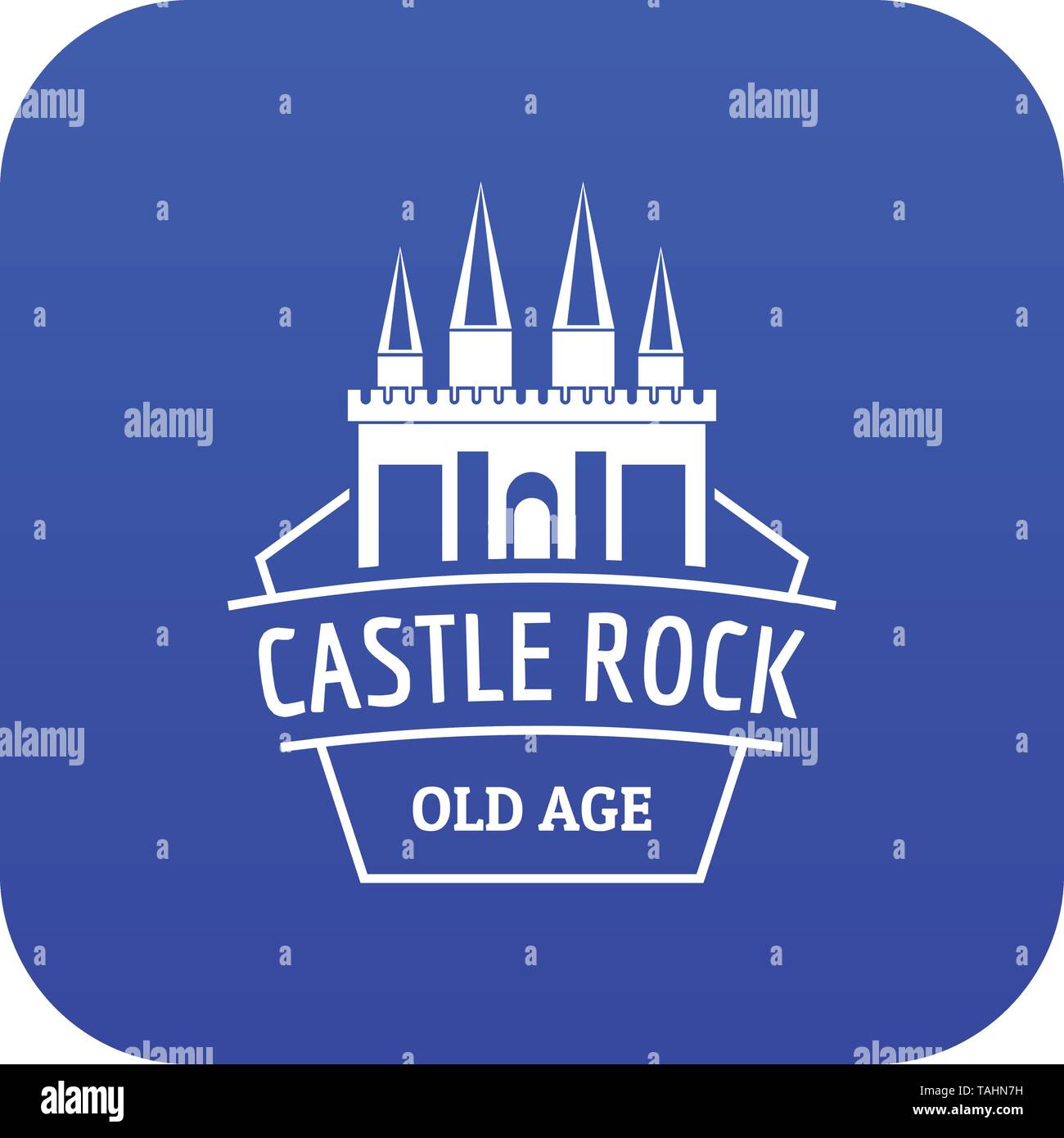 Old rock armory building Stock Vector Images - Alamy