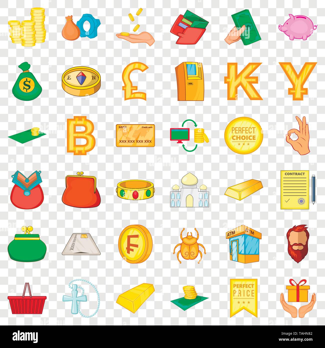 Perfect price icons set, cartoon style Stock Vector Image & Art - Alamy