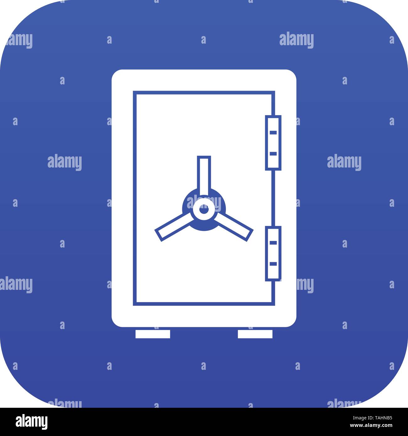 Safe icon digital blue Stock Vector Image & Art - Alamy
