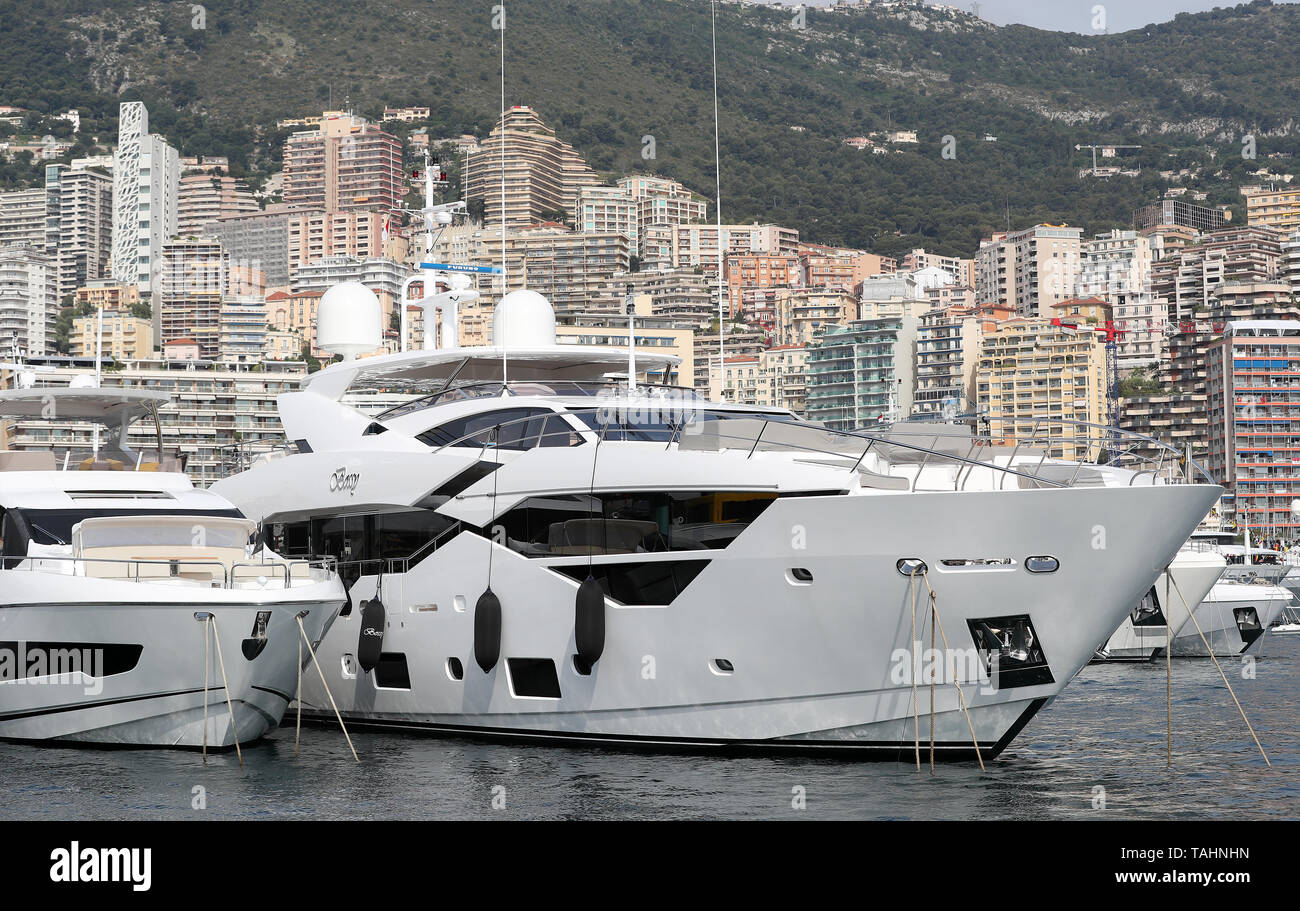 A general view Monaco harbour Stock Photo - Alamy