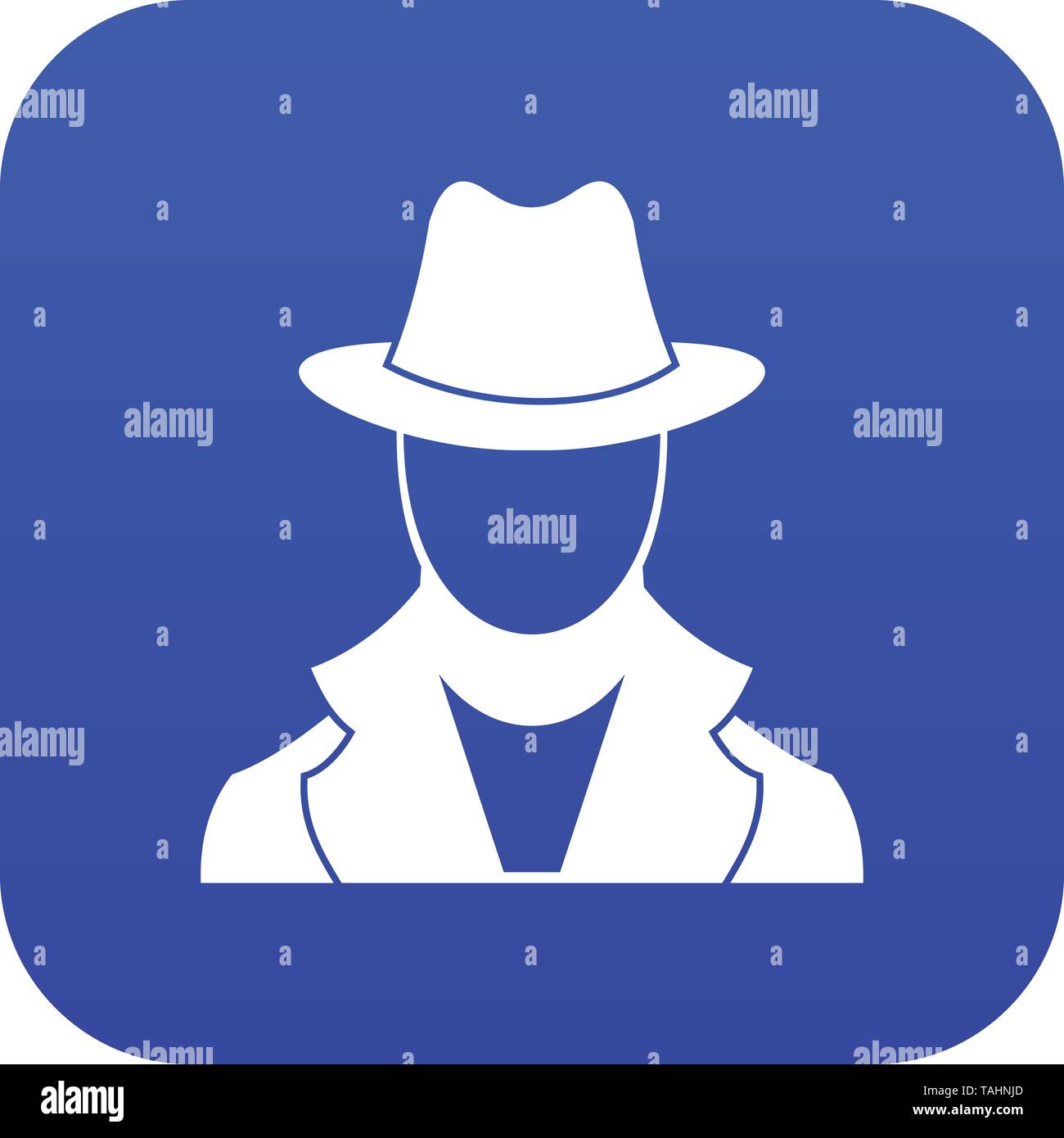 Spy icon digital blue Stock Vector Image & Art - Alamy