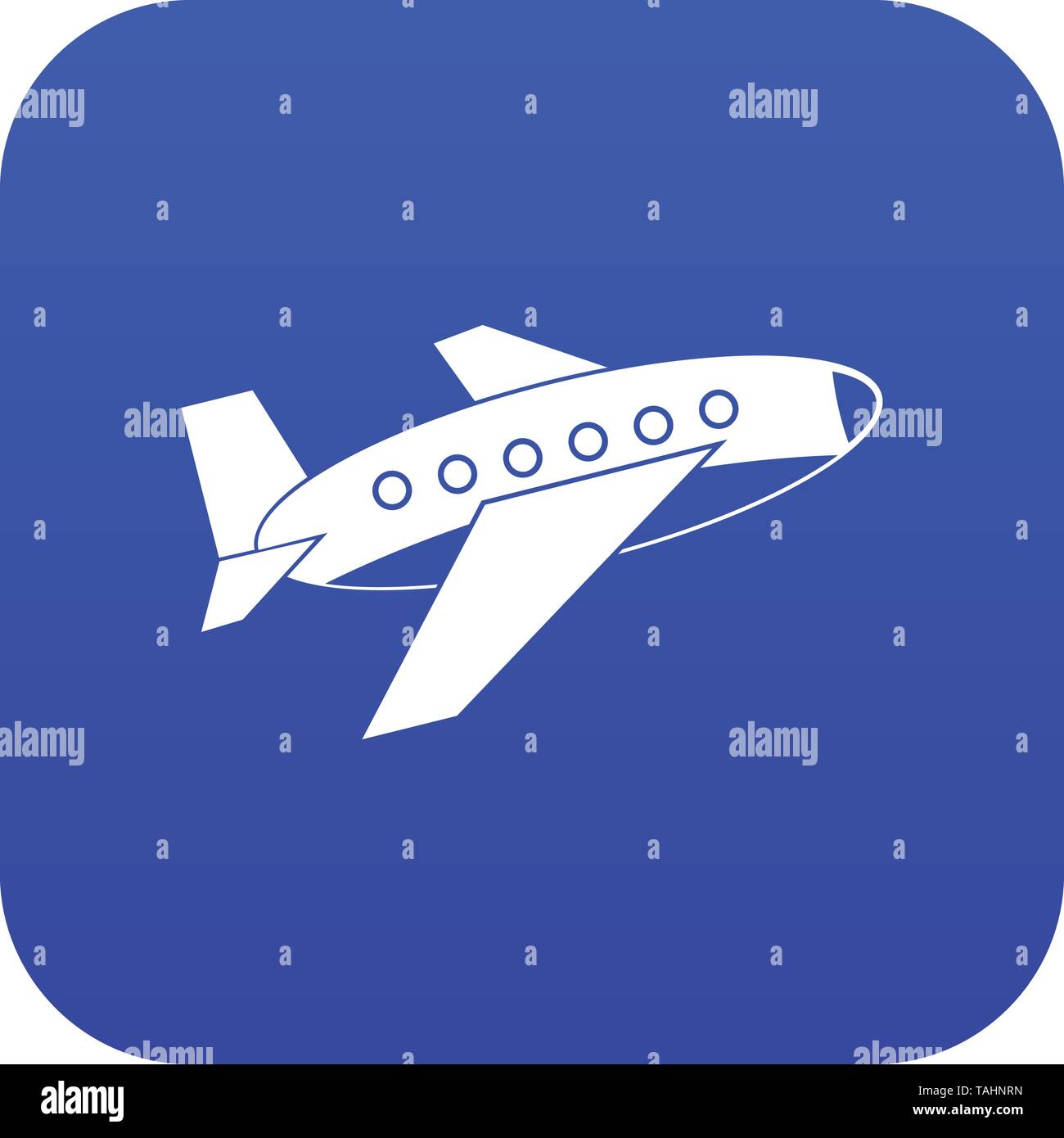 Airplane icon digital blue Stock Vector Image & Art - Alamy