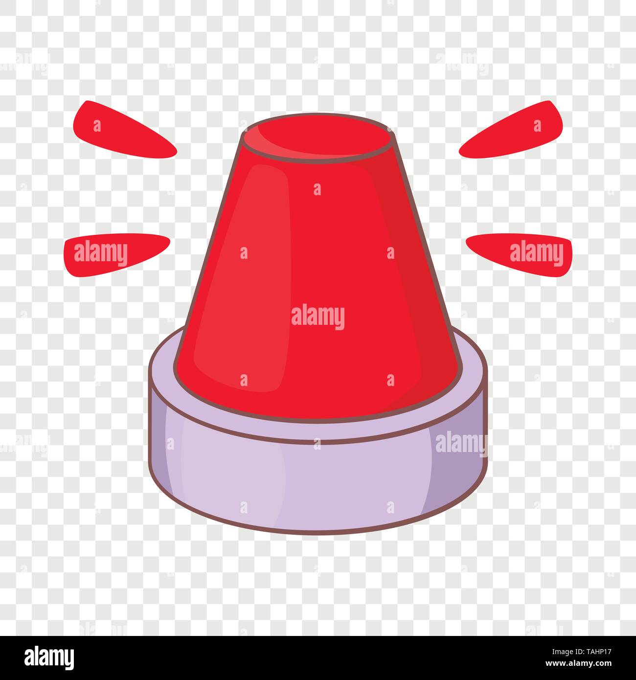 Siren icon, cartoon style Stock Vector Image & Art - Alamy