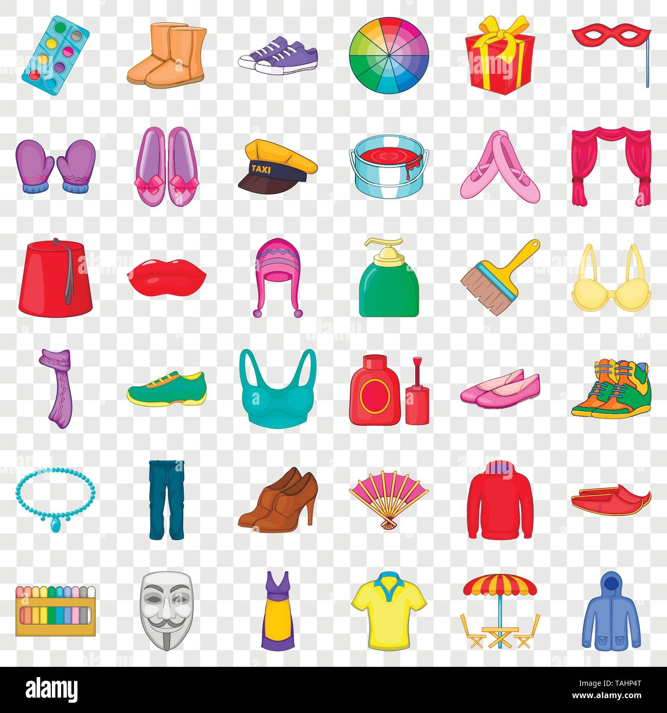 Present icons set, cartoon style Stock Vector Image & Art - Alamy