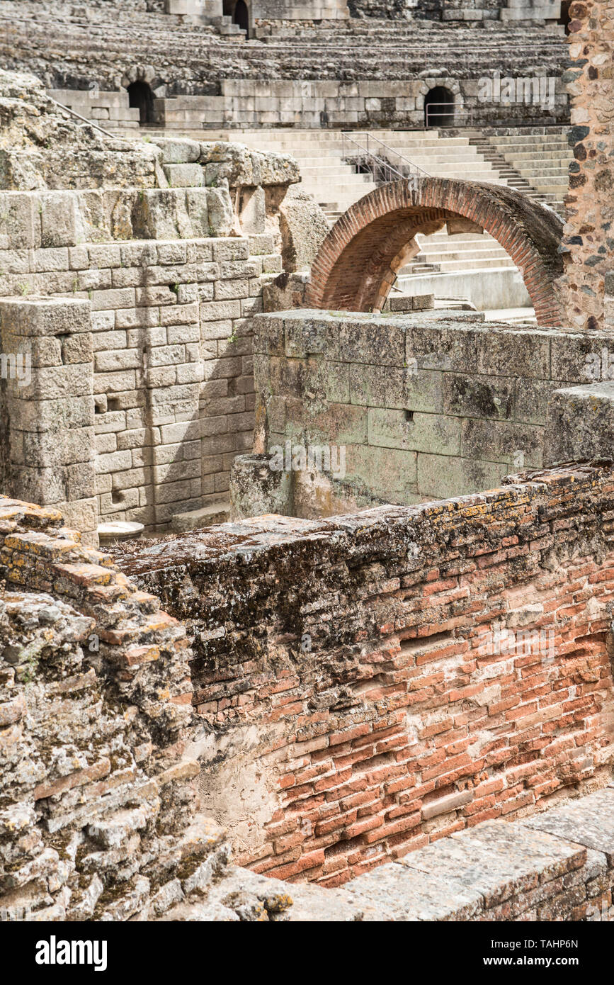 Roman Amphitheater, Merida, Spain, May 2019 Stock Photo - Alamy